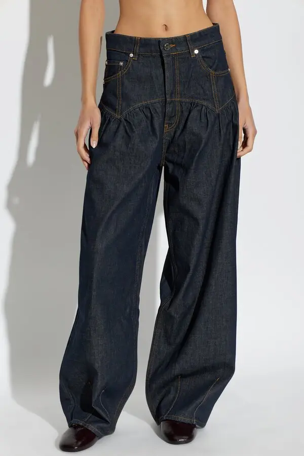 GANNI Loose-fit High-waisted Jeans