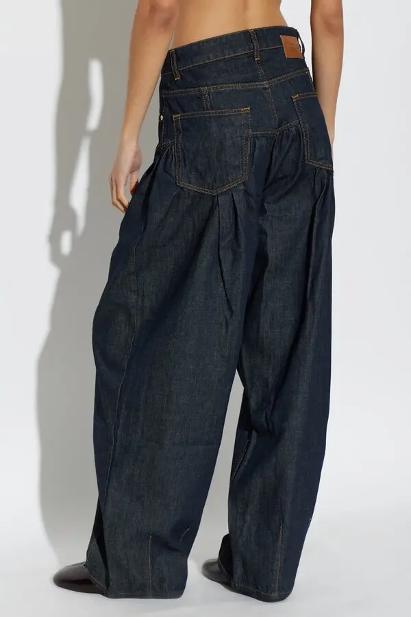 GANNI Loose-fit High-waisted Jeans