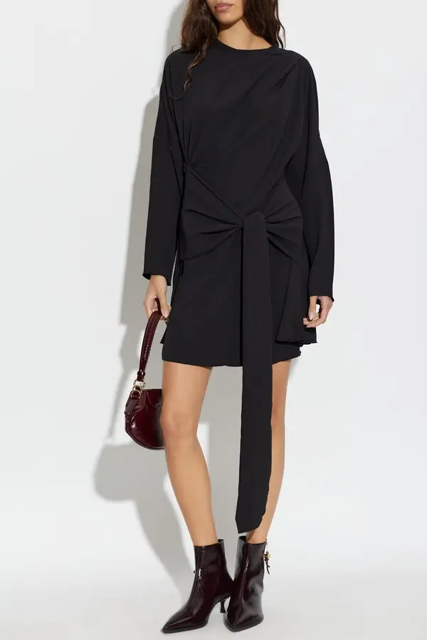 GANNI Asymmetrical Cut Dress