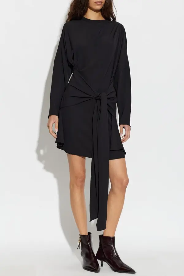 GANNI Asymmetrical Cut Dress
