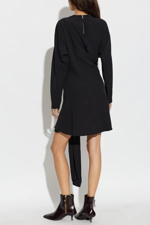 GANNI Asymmetrical Cut Dress