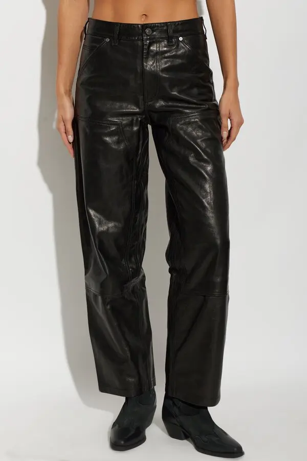 ALLSAINTS Leather Trousers ‘manta