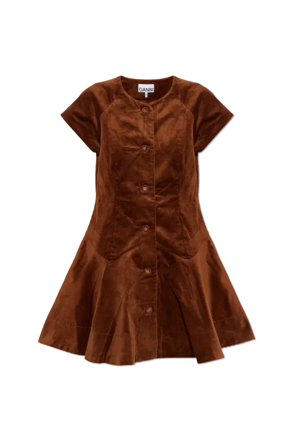 GANNI Corduroy Dress