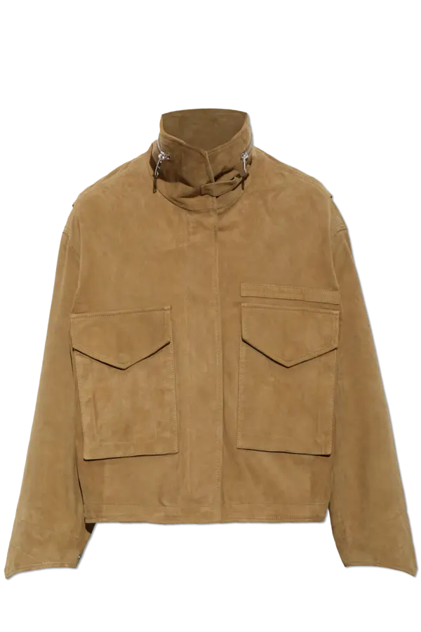 ALLSAINTS Suede Jacket ‘clay - Green
