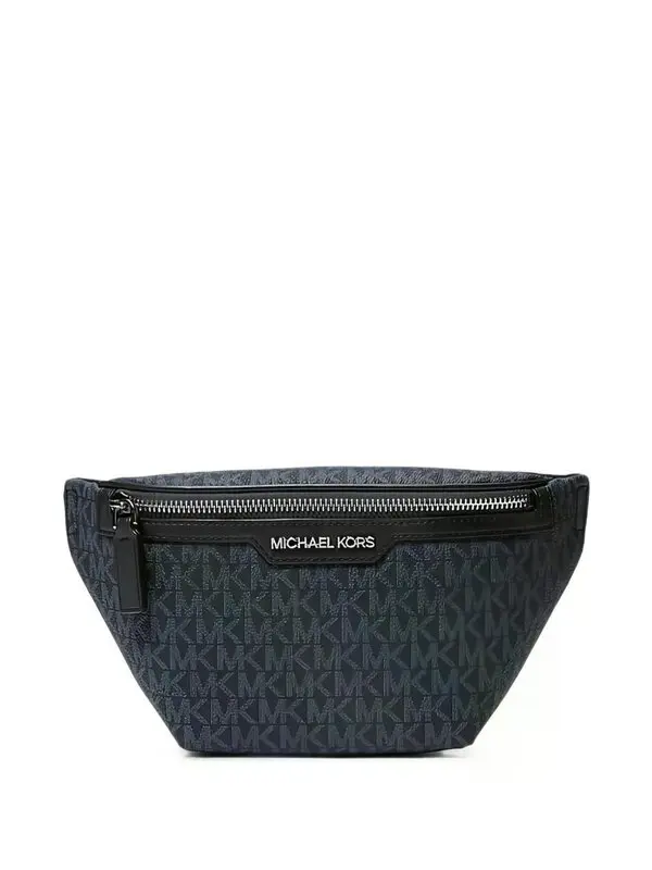 Michael Kors Mini Cooper Monogram-print Belt Bag - Blue