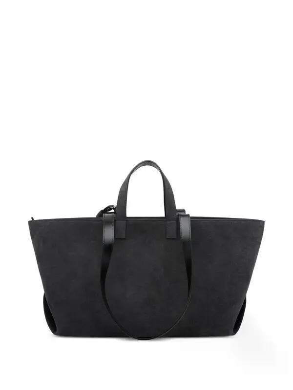 A.p.c. Large Le Drummer Suede Tote Bag - Grey