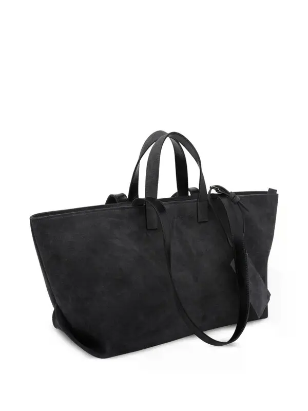 A.p.c. Large Le Drummer Suede Tote Bag - Grey
