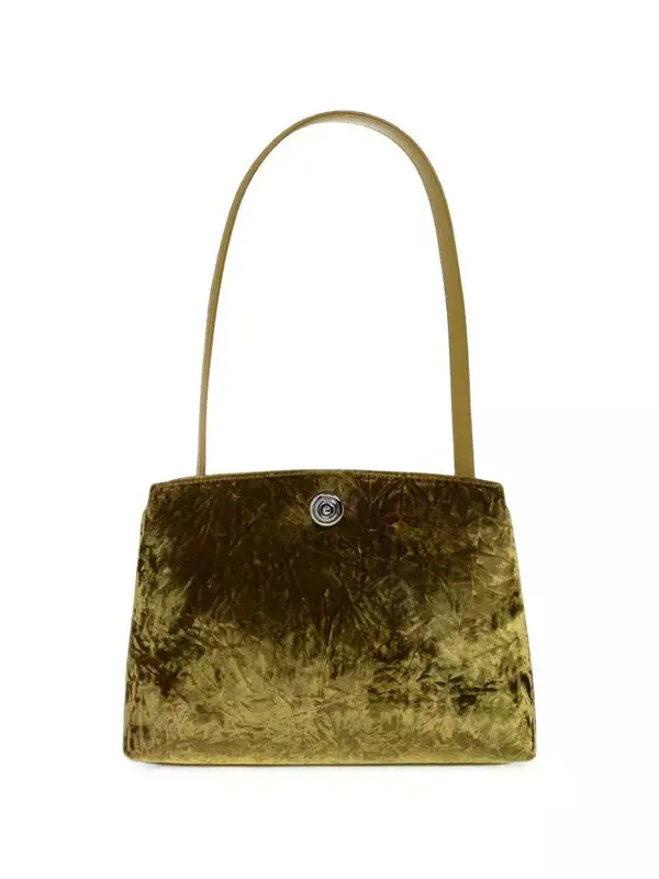LIFFNER Pushlock Velvet Shoulder Bag