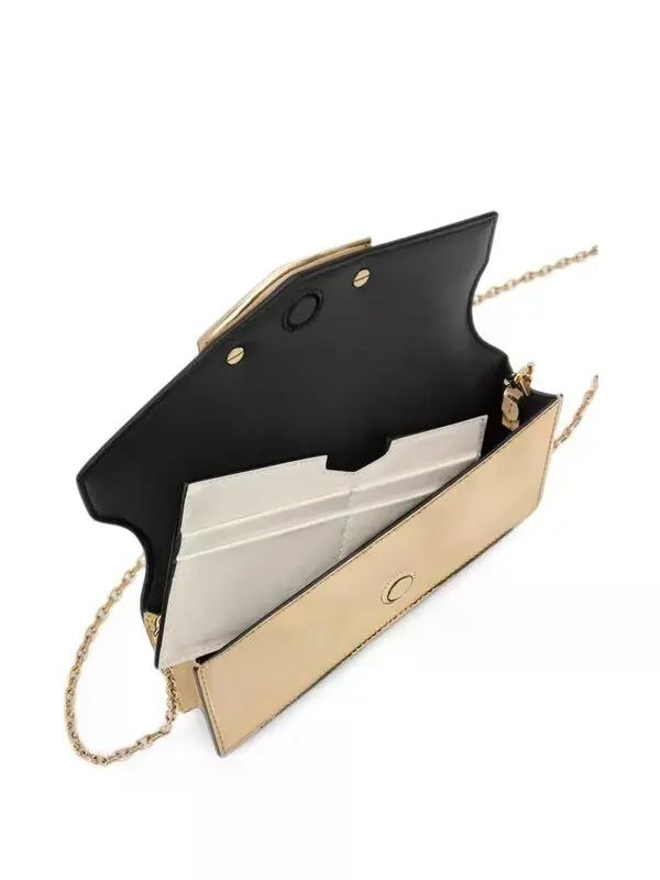 Givenchy Antigona Wallet On Chain In Mirror Leather