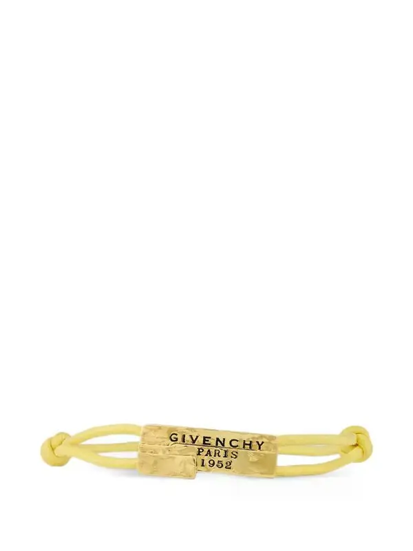 Givenchy Tape Cord Bracelet In Cotton And Metal