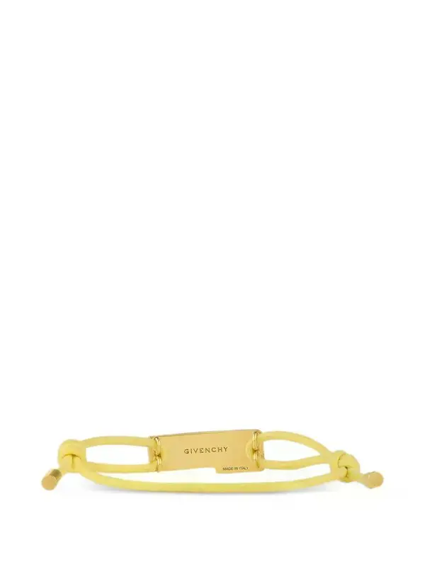 Givenchy Tape Cord Bracelet In Cotton And Metal