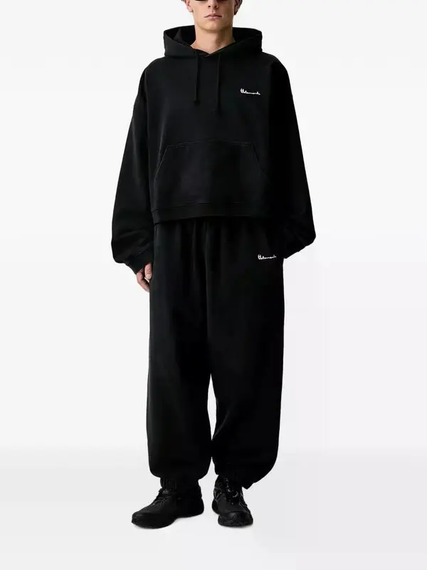 Vetements Athletic Logo-embroidered Track Pants - Black