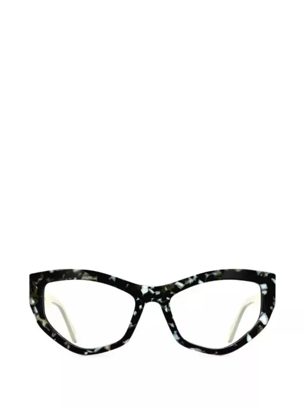 Karl Lagerfeld Marble-effect Cat-eye Glasses - Black