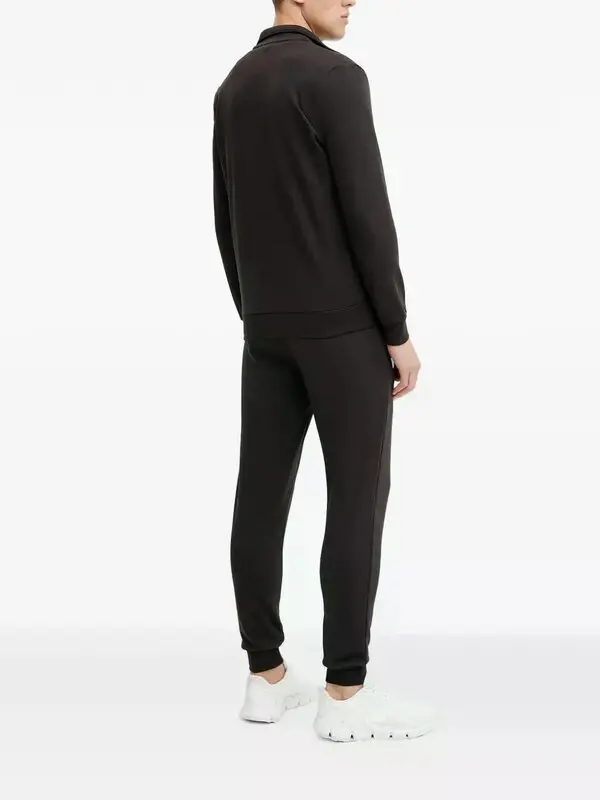 PUMA Logo-print Zip-up Sweatshirt - Black