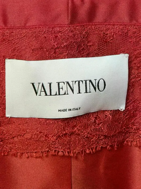 Valentino Garavani Floral-appliqué Belted Trench Coat