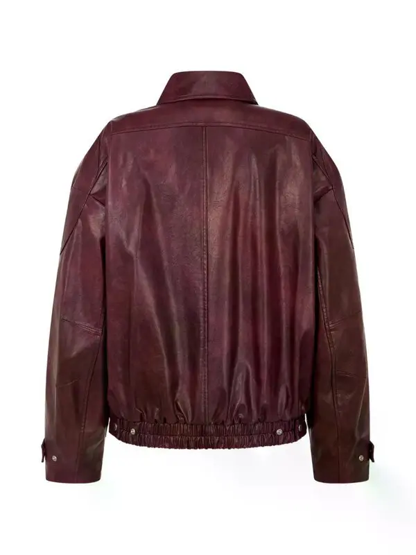 STUDIO TOMBOY Zip-up Faux-leather Jacket