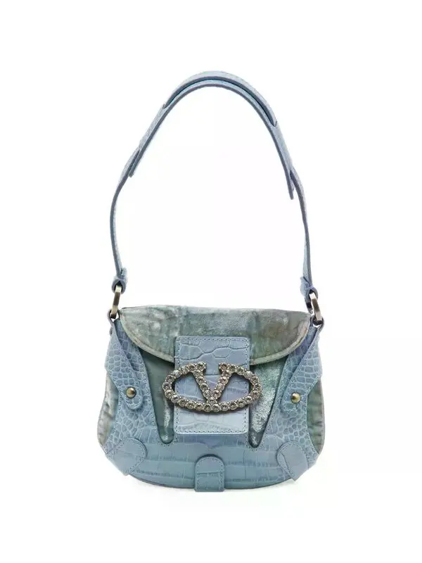 Valentino Garavani Vlogo Catch Mini Bag - Blue