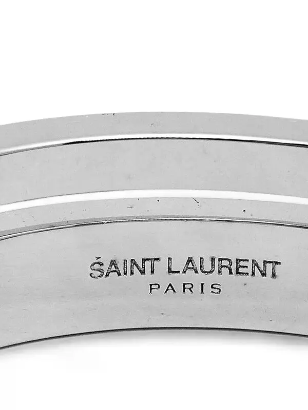 Saint Laurent Crystal-embellished Cuff Bracelet