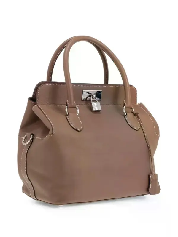 Hermès 2013 Tool Box Leather Tote Bag