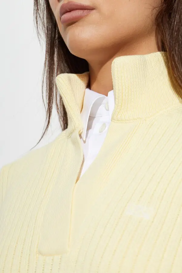 Loewe Short Knitted Dress With Logo