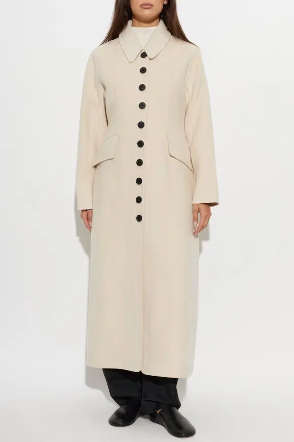 BY MALENE BIRGER Wool Coat ‘magdalena - Cream