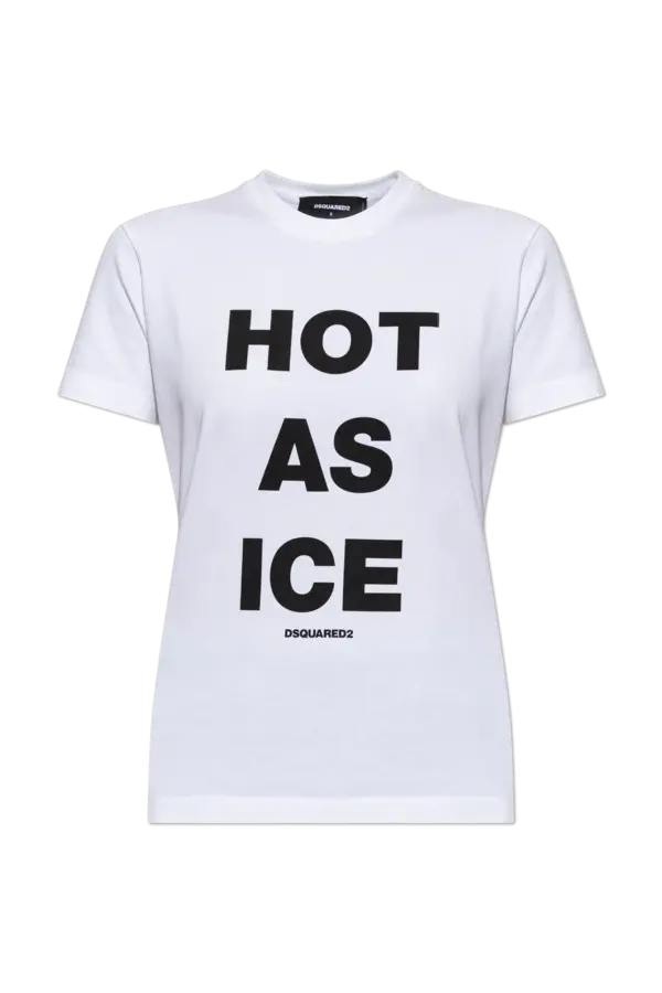 Dsquared2 Cotton T-shirt With Print - White