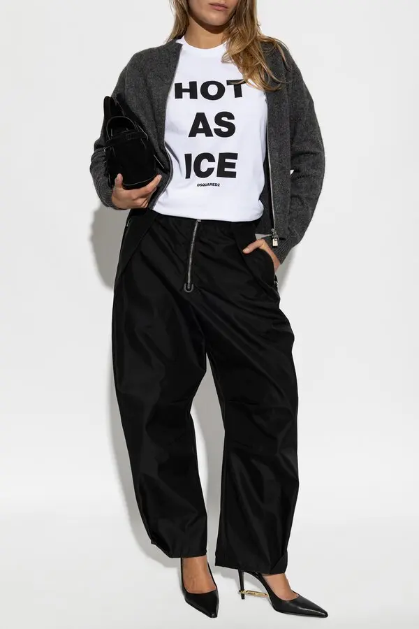 Dsquared2 Cotton T-shirt With Print - White