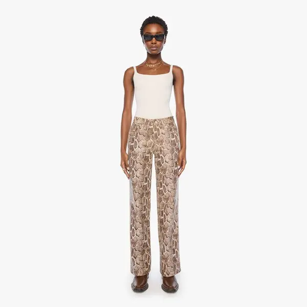 MOTHER The Maven Sneak Royal Serpent Pants - Multi