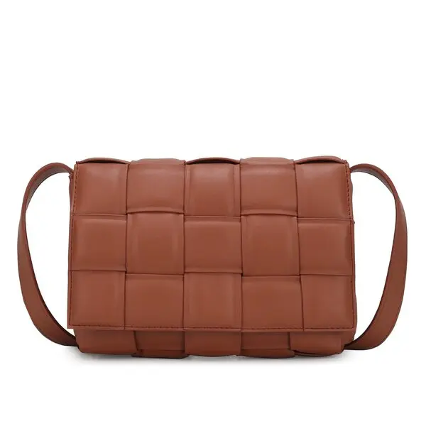 MKF COLLECTION BY MIA K. Ginger Woven Shoulder Bag