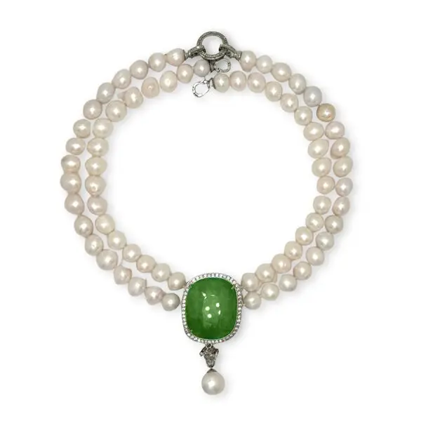 VIEA Aurelia Empress Necklace - Green