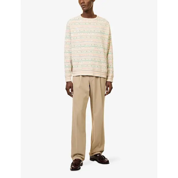 THAMES Fair Isle Patterned Cotton Top