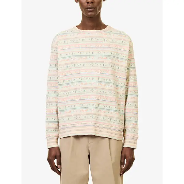 THAMES Fair Isle Patterned Cotton Top