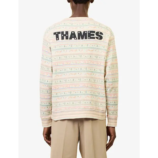 THAMES Fair Isle Patterned Cotton Top