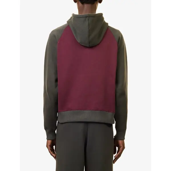THAMES Stamp Brand-print Cotton-blend Hoody
