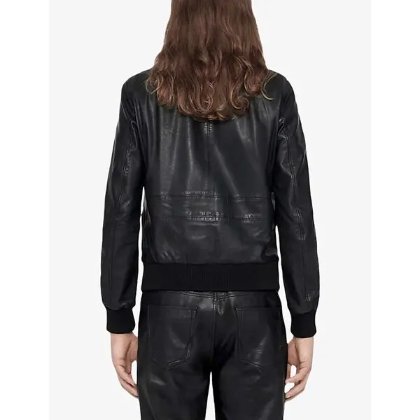 ALLSAINTS Hiro Zip-up Leather Bomber Jacket