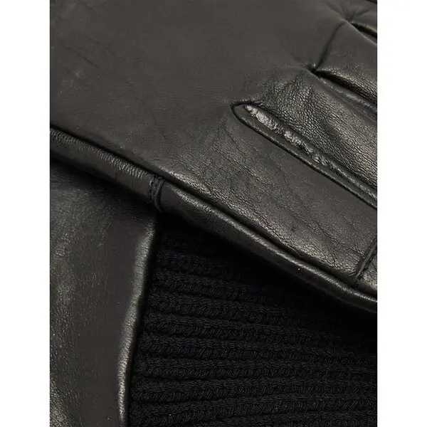 Rick Owens Rib-cuff Leather Gloves