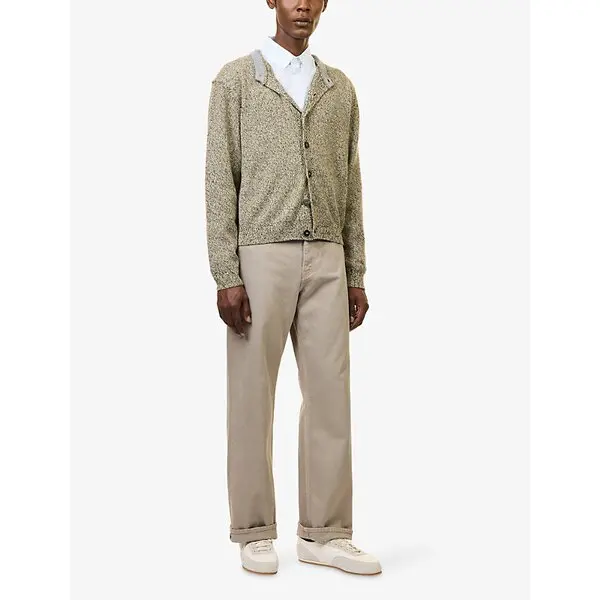 Jacquemus Mottled-knit Wool-blend Jumper - Multi-beige