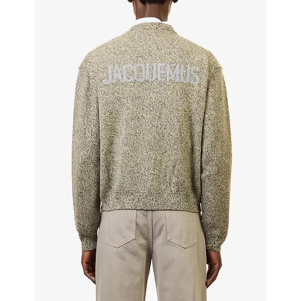 Jacquemus Mottled-knit Wool-blend Jumper - Multi-beige
