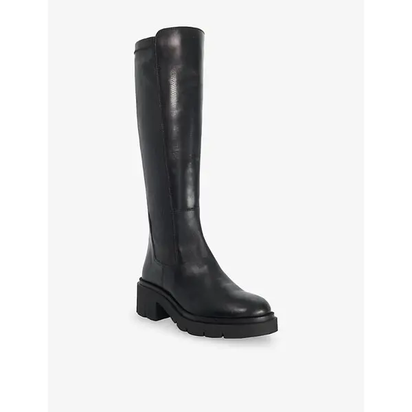 DUNE Toni Leather Knee-high Boots