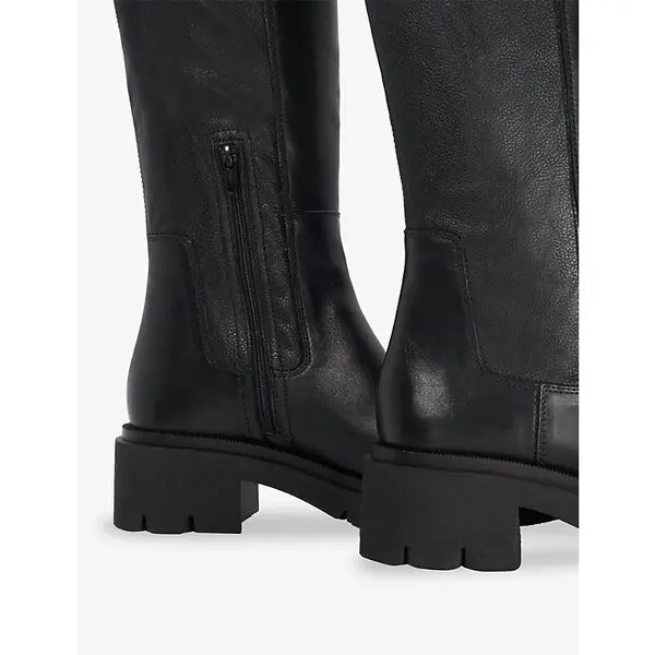 DUNE Toni Leather Knee-high Boots