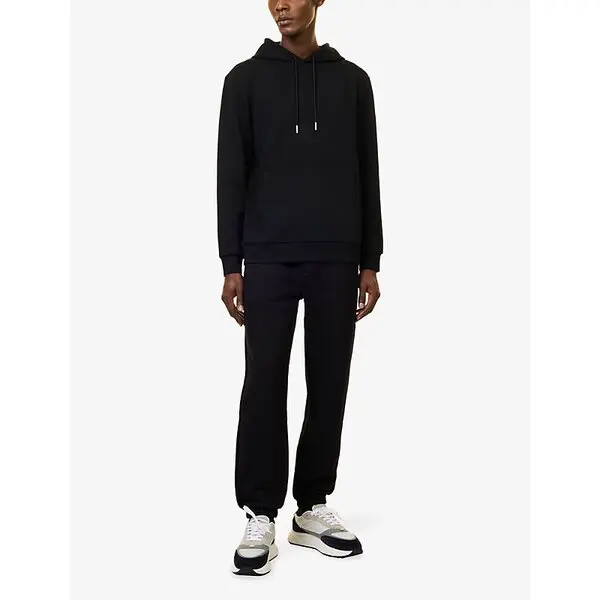 ARNE Interlock Stretch-jersey Hoody Xxl - Black