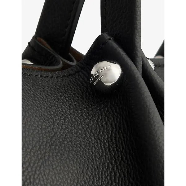 Max Mara Logo-embossed Leather Handbag