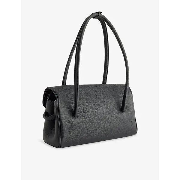 Jacquemus Le Turismo Long Leather Shoulder Bag - Black