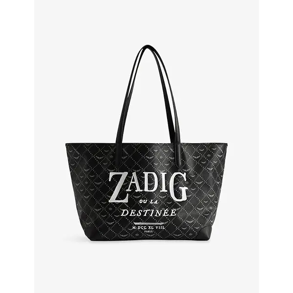 Zadig&Voltaire Z Shopper Xl Book Tag Coated-canvas Tote Bag