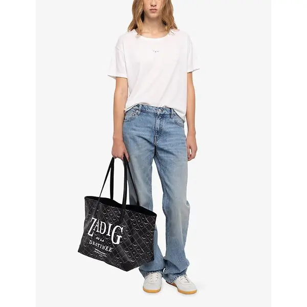 Zadig&Voltaire Z Shopper Xl Book Tag Coated-canvas Tote Bag
