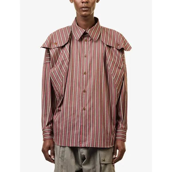 VIVIENNE WESTWOOD Broad Striped Cotton Shirt