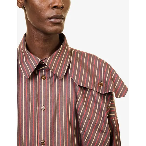 VIVIENNE WESTWOOD Broad Striped Cotton Shirt