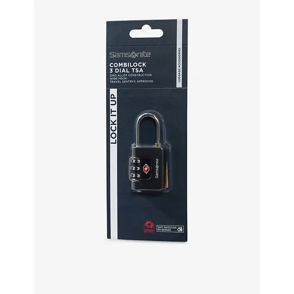 SAMSONITE Ta Revolution Combilock 3 Dial Tsa Padlock - Black
