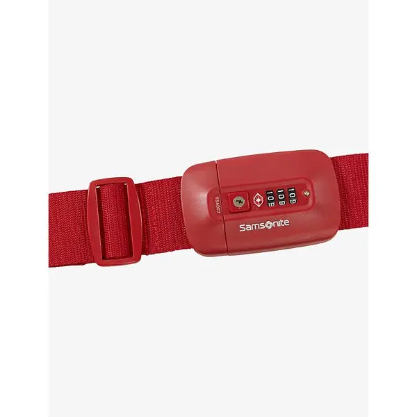 SAMSONITE Ta Revolution Luggage Strap With Tsa Lock - Red