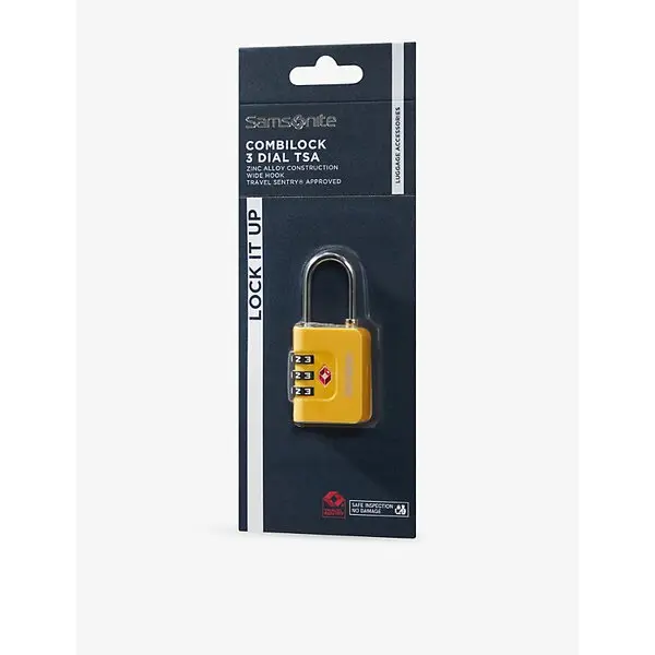 SAMSONITE Ta Revolution Combilock 3 Dial Tsa Padlock - Yellow
